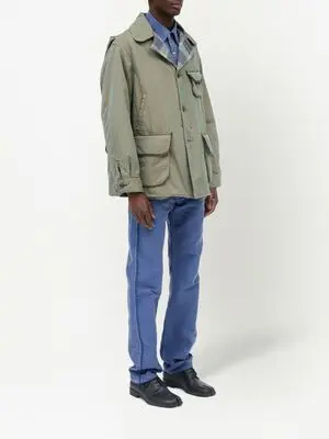 MAISON MARGIELA Distressed Cotton Shirt Jacket