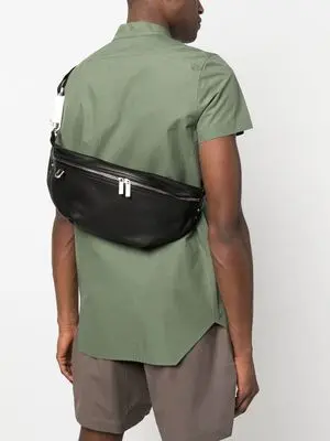 Rick Owens Grained-leather Belt Bag