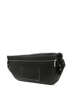 Rick Owens Grained-leather Belt Bag