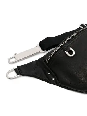 Rick Owens Grained-leather Belt Bag
