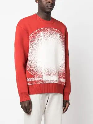 A-COLD-WALL* Exposure-print Knitted Crew Neck Sweatshirt