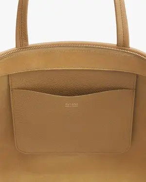 Cuyana Leather Tote Bag Biscuit
