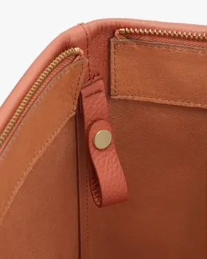 Cuyana Small Easy Zipper Tote Bag Terracotta