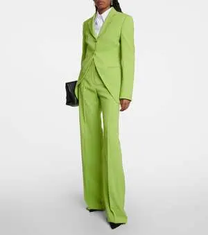Sportmax Paniere High-rise Wide-leg Pants
