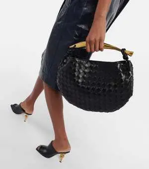 Bottega Veneta Sardine Small Shoulder Bag - Black
