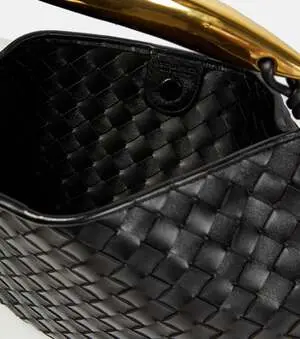 Bottega Veneta Sardine Small Shoulder Bag - Black
