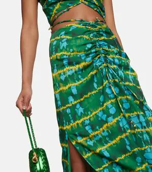 Altuzarra Safia Embellished Maxi Skirt - Green