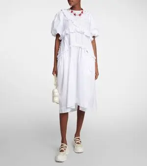 Simone Rocha Cotton Midi Dress