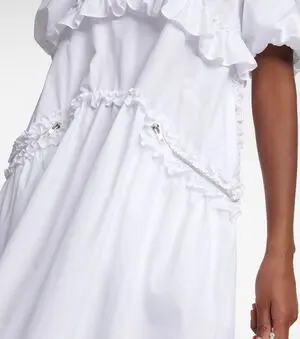 Simone Rocha Cotton Midi Dress