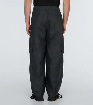Versace Technical Wide-leg Cargo Trousers