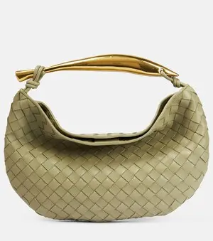 Bottega Veneta Sardine Metallic Shoulder Bags