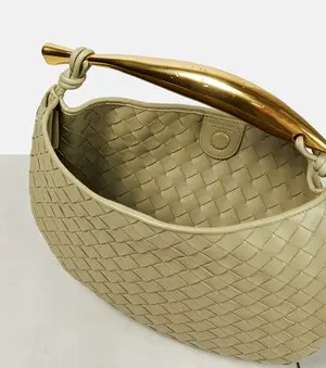 Bottega Veneta Sardine Leather Tote - Beige