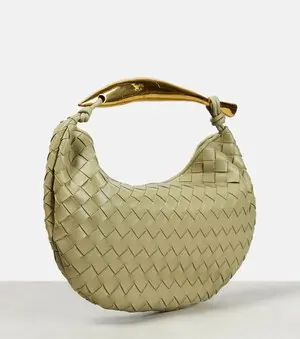 Bottega Veneta Sardine Leather Tote - Beige