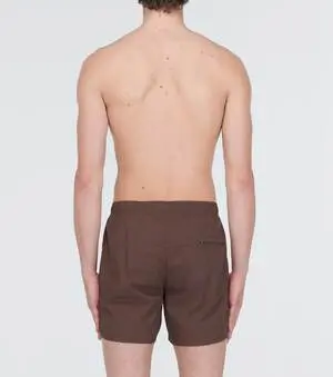 JIL SANDER Swim Trunks - Brown