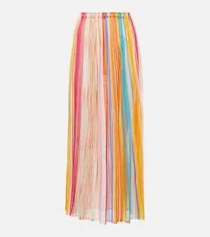 Missoni Missoni Mare Zig-zag Knit Maxi Skirt Multicoloured