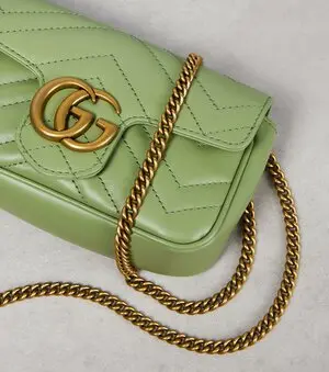 Gucci Gg Marmont Mini Leather Shoulder Bag