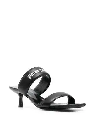 Palm Angels 45mm Logo-band Leather Sandals