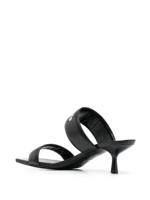 Palm Angels 45mm Logo-band Leather Sandals