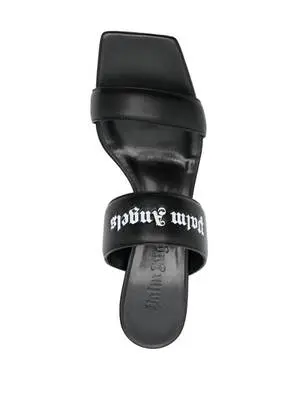 Palm Angels 45mm Logo-band Leather Sandals