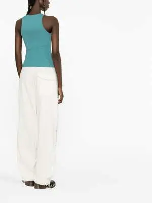 GANNI Ribbed Knit Tank Top