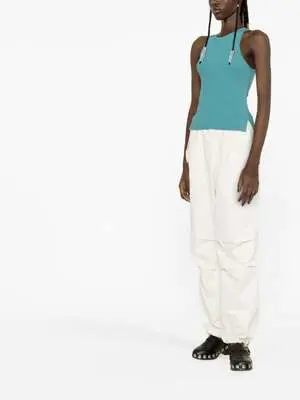 GANNI Ribbed Knit Tank Top