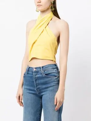 Staud Kai Halterneck Crop Top