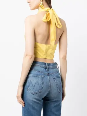 Staud Kai Halterneck Crop Top