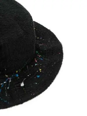 HACULLA. Glitched Bucket Hat - Black