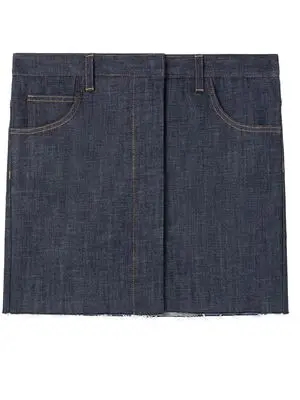 AZ FACTORY X Lutz Huelle Denim Skirt - Blue
