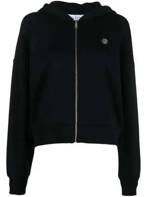Philipp Plein Skull-embellished Zip-up Hoodie