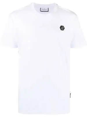 Philipp Plein Logo-patch T-shirt - White