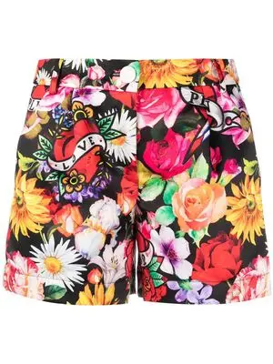 Philipp Plein Printed Shorts For Women
