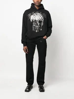 Philipp Plein Graphic-print Pullover Hoodie