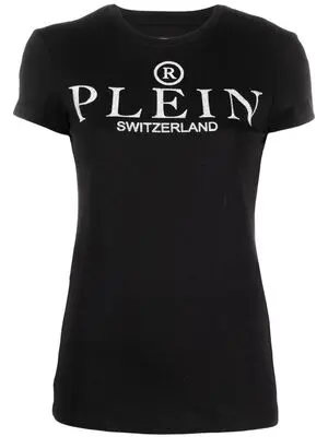 Philipp Plein Stud-logo T-shirt - Black