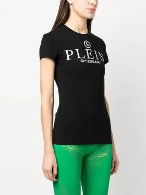 Philipp Plein Stud-logo T-shirt - Black