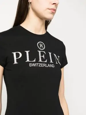 Philipp Plein Stud-logo T-shirt - Black