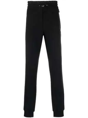 Philipp Plein Logo-patch Drawstring Track Pants - Black