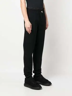 Philipp Plein Logo-patch Drawstring Track Pants - Black