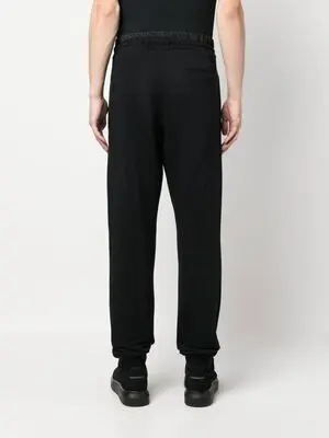 Philipp Plein Logo-patch Drawstring Track Pants - Black
