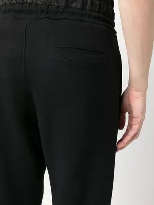Philipp Plein Logo-patch Drawstring Track Pants - Black