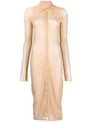 Patrizia Pepe Button Detailed Day Dresses