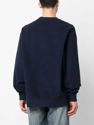 AMBUSH Graphic-print Long-sleeve Sweatshirt - Blue