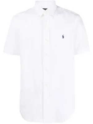 Polo Ralph Lauren Short-sleeve Cotton Shirt - White