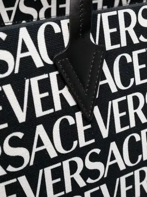 Versace Logo-print Tote Bag
