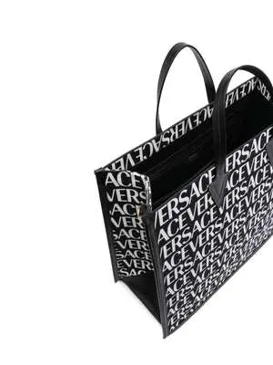 Versace Logo-print Tote Bag