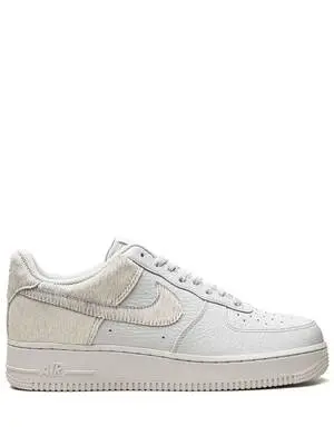 Nike Air Force 1 Pony Hair Heel Sneakers - White