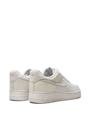 Nike Air Force 1 Pony Hair Heel Sneakers - White
