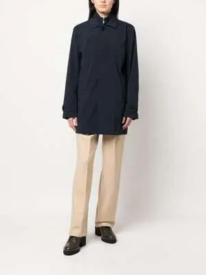 FAY Single-breasted Coat - Blue