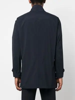 FAY Single-breasted Coat - Blue