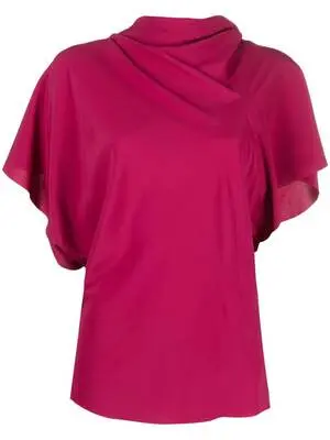Rick Owens Asymmetric Draped Blouse